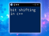 Bit Shifting In C Quick Guide To Mastery