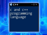 Mastering C And C Programming Language In No Time