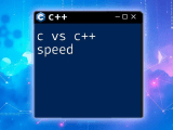 Rust Vs C Speed A Quick Comparison For Developers