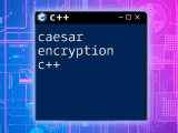 Caesar Encryption In C A Quick Guide To Ciphering