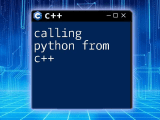 Calling Python From C A Quick Guide To Integration