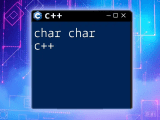 Mastering Char Pointer C A Quick Guide