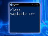 Mastering Member Variables In C A Quick Guide