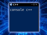Mastering The C Console A Quick Guide