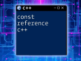 Const Reference C Mastering Efficient Memory Use