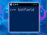 Understanding C Bitfield A Quick Guide