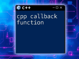 Cpp Callback Function Explained With Clear Examples