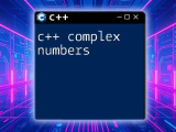 Complex Numbers In C A Quick Guide