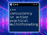 C Concurrency In Action Practical Multithreading Made Easy