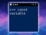 Understanding C Const Variable Basics In Simple Terms