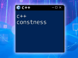 Mastering C Constness A Quick Guide