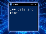 C Date And Time Mastering Time With Ease