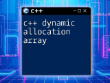 C Dynamic Allocation Array A Quick Guide