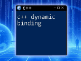C Dynamic Binding Explained Simply And Clearly