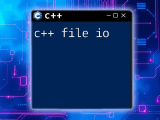Mastering C File Io Your Quick Start Guide