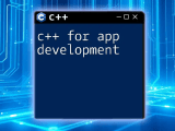 C For App Development Quick Essentials To Get Started