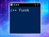 Mastering C Fseek A Quick Guide To File Navigation