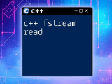 Mastering C Ostream A Quick Guide To Output Magic