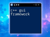 Mastering C Gui Framework A Quickstart Guide