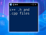 Understanding C H And Cpp Files Made Easy