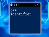 Mastering C Identifiers A Quick Guide To Naming Rules