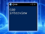 Mastering C Interview Questions With Confidence