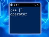 C No Operator Matches These Operands A Quick Guide