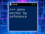 C Pass Vector By Reference A Quick Guide