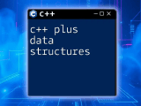 Master C Plus Data Structures In Simple Steps