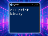 C Print Binary A Quick Guide To Binary Output