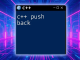 Mastering C Push Back Quick And Easy Guide