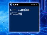 Generate C Random String In Just A Few Clicks