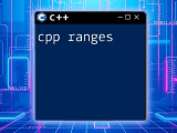 Cpp Using A Quick Guide To Mastery