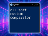 C Sort Custom Comparator A Quick Guide To Sorting