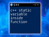 C Static Variable Inside Function Explained