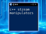 Cpp Streams Mastering Input And Output In Cpp