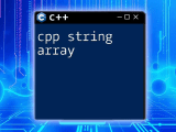 Understanding C Static Array Basics For Quick Mastery