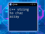 C String To Char Array A Simple Conversion Guide