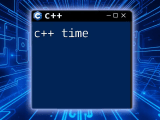 C Time Elapsed Measure Time With Ease In Cpp