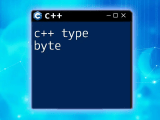 Understanding C Type Byte A Quick Guide