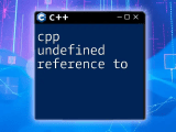 Cpp Undefined Reference To Quick Fixes Explained