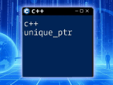 Mastering C Unique Ptr A Quick Guide To Smart Pointers