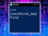 C Unordered Map Insert Made Easy A Quick Guide
