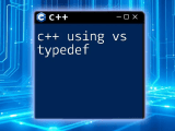 C Struct Vs Typedef Struct Key Differences Explained