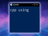 Cpp Using Namespace A Quick Guide To Simplified Coding