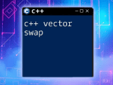 C Vector Swap Mastering The Art Of Quick Swaps
