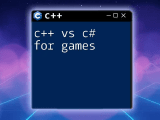 C Vs C For Games The Ultimate Comparison Guide