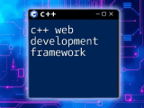 C Web Development Framework A Brief Overview