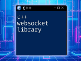Mastering C Websocket Library A Quick Guide