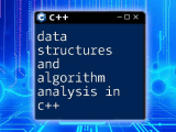 Data Structures And Algorithm Analysis In C A Quick Guide